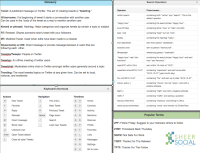 Twitter Cheat Sheet – Sheer Social