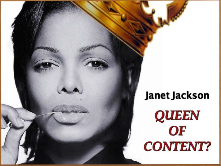 Janet Jackson, Queen of Content? – Sheer Social